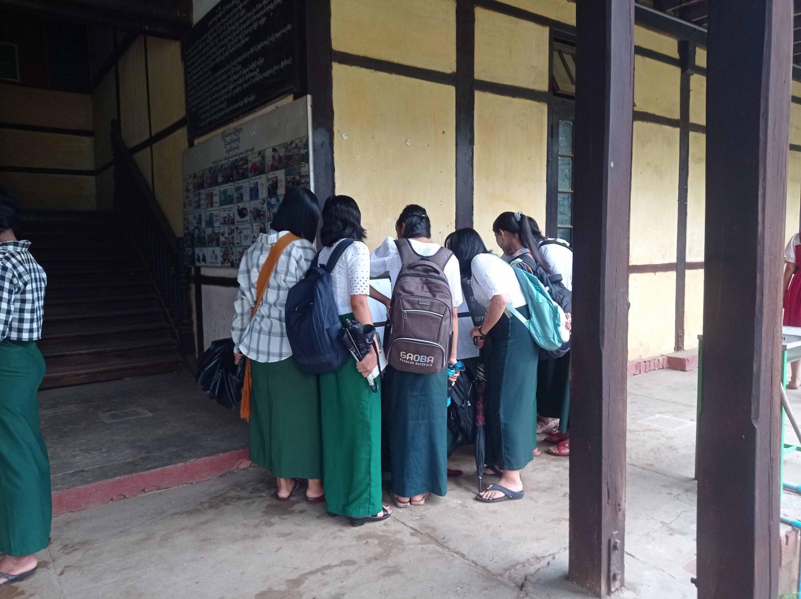 ကသာမြို့၌ ၂၀၂၂ ၂၀၂၃ ပညာသင်နှစ်၊ တက္ကသိုလ်ဝင်တန်းစာမေးပွဲအောင်စာရင်း ထုတ