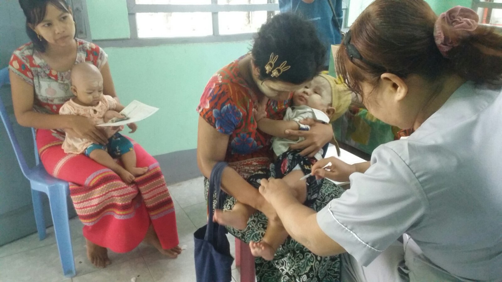ရွှေပြည်သာမြို့နယ်၌ မွေးကင်းစမှအသက် ၂ နှစ်အထိကလေး သူငယ်များအားပုံမှန