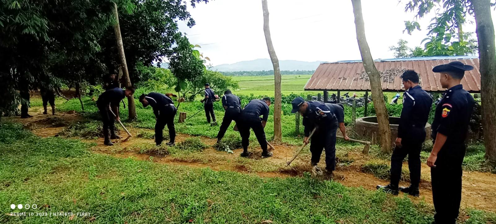 ဘူးသီးတောင်မြို့ ဘုန်းတော်ကြီးကျောင်းများ၌ ဌာနဆိုင်ရာဝန်ထမ်းများ စုပေါင