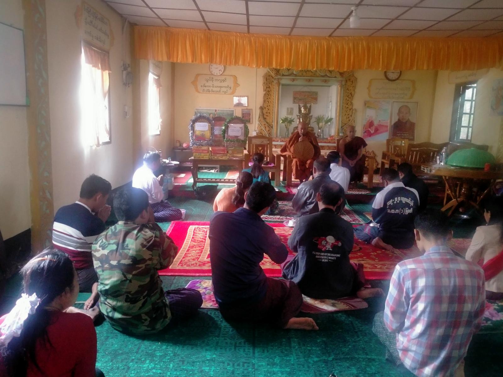 သံတောင်ကြီးမြို့၊ သာသနာ့မဉ္ဇူကျောင်းတိုက်တွင် မြို့နယ်အဆင့်ဌာနဆိုင်ရာမ