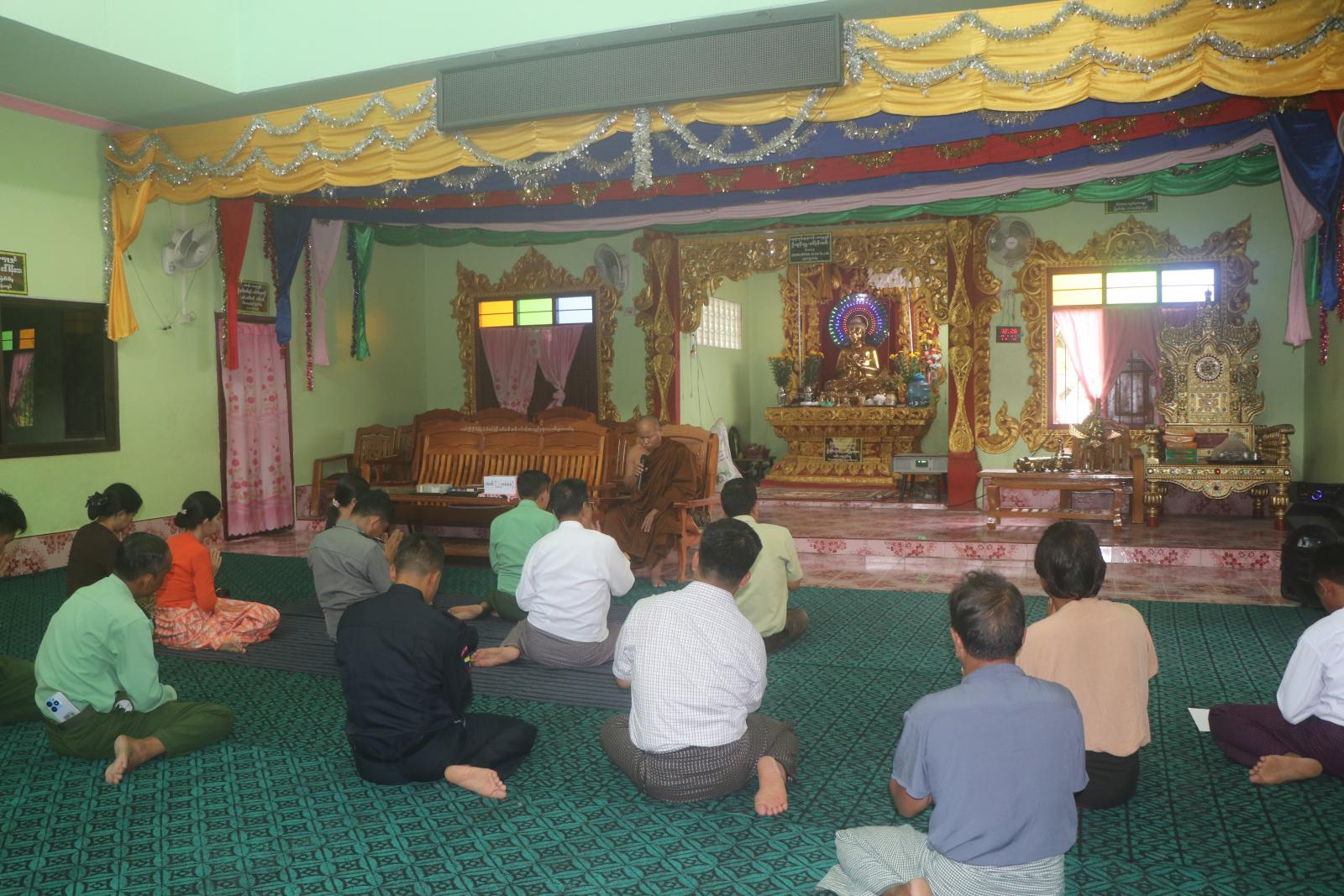 မိုင်းဖြတ်မြို့နယ်၌ ရွှေစည်းခုံပုံတူ အောင်ဇမ္ဗူဆုတောင်းပြည့်စေတီတော်မြတ