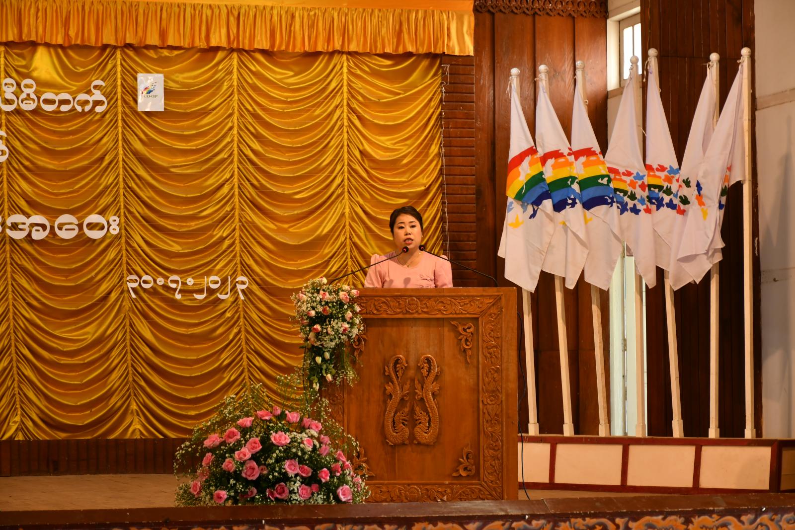 နတ်မောက်မြို့ လူထုအခြေပြုဗဟိုဌာန Community Centre ၌ အလယ်တန်းအဆင့် အင