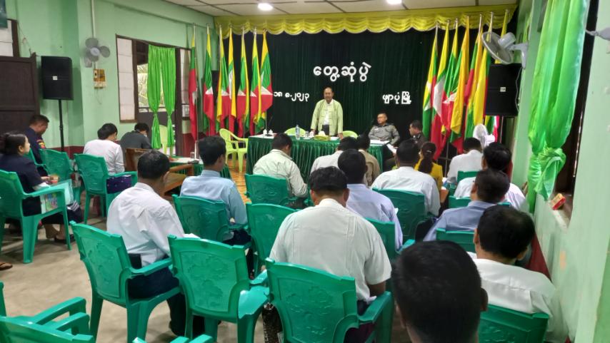 ဖျာပုံမြို့၌ ၂၀၂၄ ၂၀၂၅ ဘဏ္ဍာရေးနှစ်၊ ဒေသန္တရစီမံကိန်းပါ တိုင်းဒေသကြီးရန