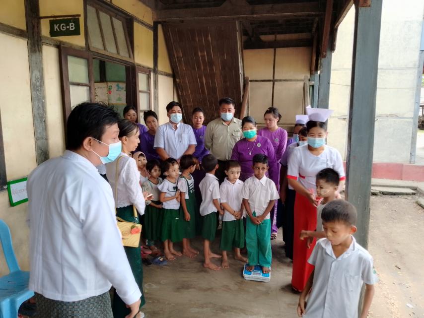 ၂၀၂၃ ၂၀၂၄ ပညာသင်နှစ် မြို့နယ်အဆင့် ကျောင်းကျန်းမာရေး သီတင်းပတ်လှုပ်ရှားမှု အခမ်းအနား ကျင်းပ
