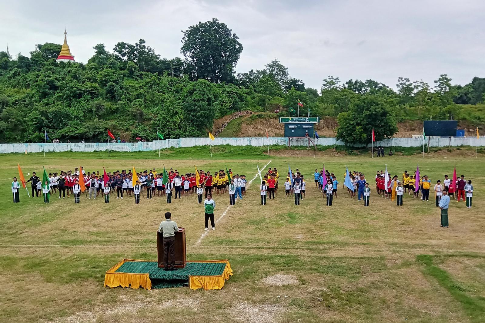 ကံမမြို့နယ်၌ အခြေခံပညာကျောင်းပေါင်းစုံ အသက် ၁၂ နှစ်အောက် မြို့နယ