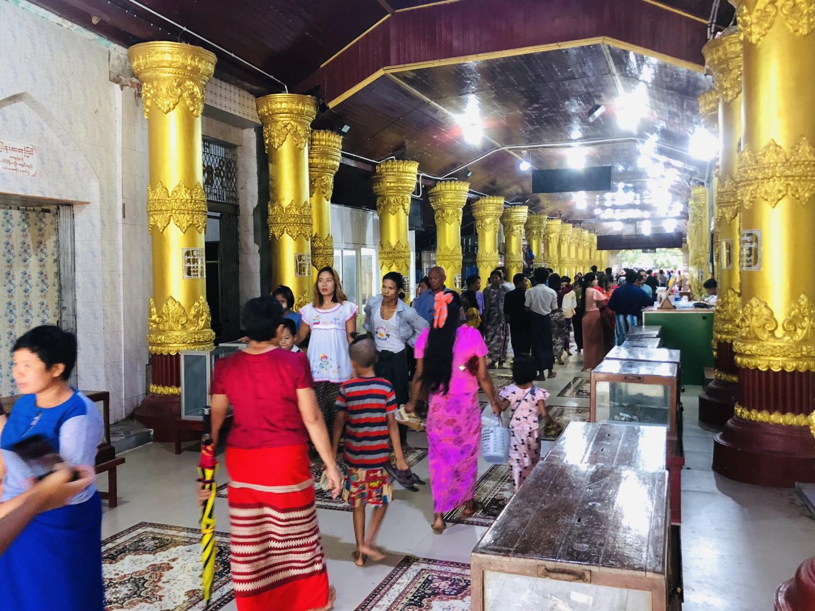 ဝါဆိုလပြည့် ဓမ္မစင်္ကြာအခါတော်နေ့ တွင် ဓနုဖြူမြို့နယ်ရှိ ကျိုက်လွန်ပ