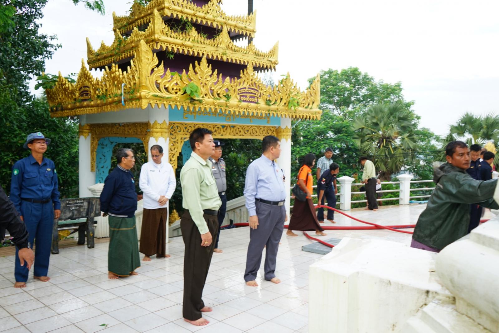 မွန်ပြည်နယ်ဝန်ကြီးချုပ် ဦးအောင်ကြည်သိန်း မော်လမြိုင်မြို့၊ တောင်ရိုးတန