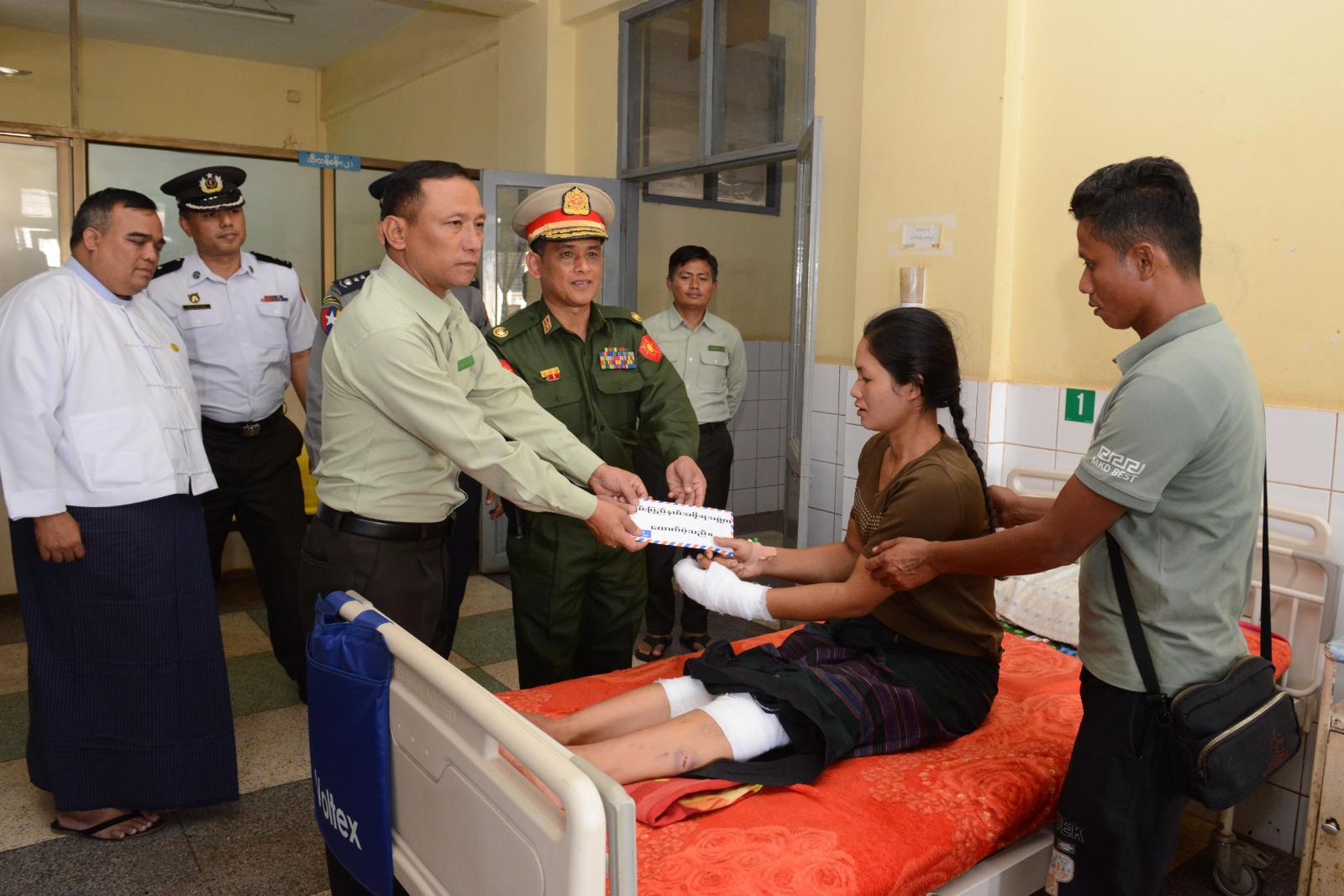 လားရှိုးမြို့ Denko စက်သုံးဆီဆိုင်တွင် ဖြစ်ပွားခဲ့သည့် ဗုံးပေါက်ကွဲမှုဖ