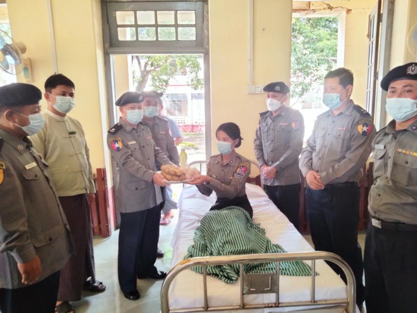 ၅၉ နှစ်မြောက် မြန်မာနိုင်ငံရဲတပ်ဖွဲ့နေ့ကို ကြိုဆိုဂုဏ်ပြုသောအားဖြင့