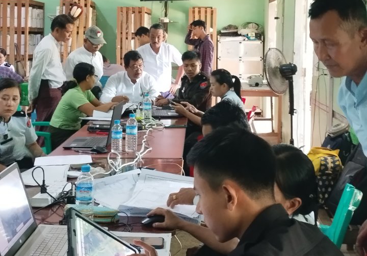 အမ်းမြို့နယ်၌ မြို့ပေါ်ရပ်ကွက် ၄ ကွက်အား Census Unit ဖွဲ့စည်းခြင်းလုပ