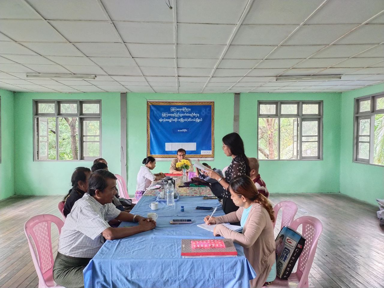 ဒဂုံမြို့သစ် ဆိပ်ကမ်း မြို့နယ်တွင် Book Club အဖွဲ့ဝင်များနှင့်စာဖတ