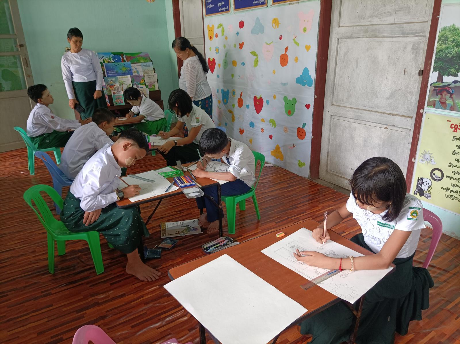 ကျောင်းကုန်းမြို့တွင် နိုင်ငံတကာစာတတ်မြောက်ရေးနေ့ အထိမ်းအမှတ