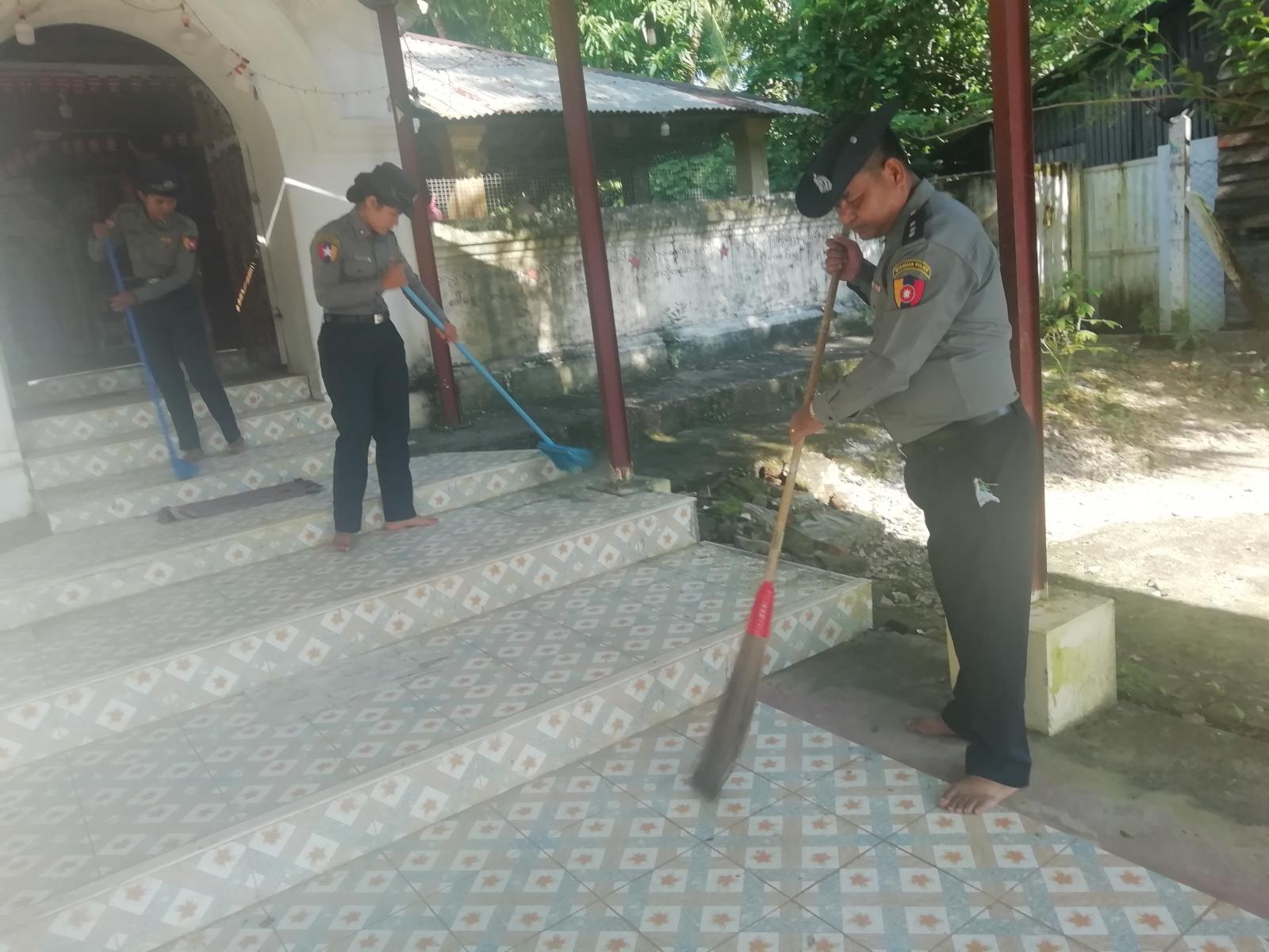 မာန်အောင်မြို့၌ ၅၉ နှစ်မြောက် မြန်မာနိုင်ငံ ရဲတပ်ဖွဲ့နေ့ကို က