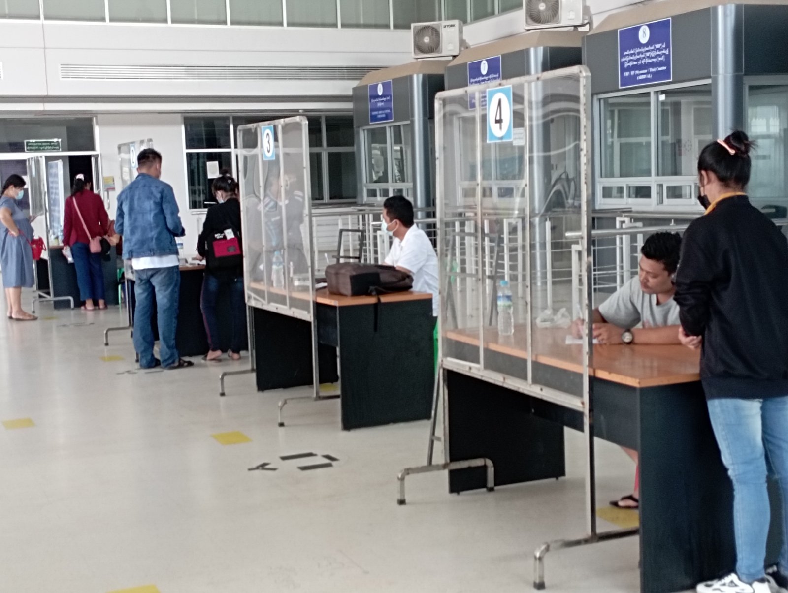 ထိုင်းနိုင်ငံတွင်ရောက်ရှိနေသည့် မြန်မာနိုင်ငံသား ၂၄၂ ဦး မြဝတီ အမှတ် ၂