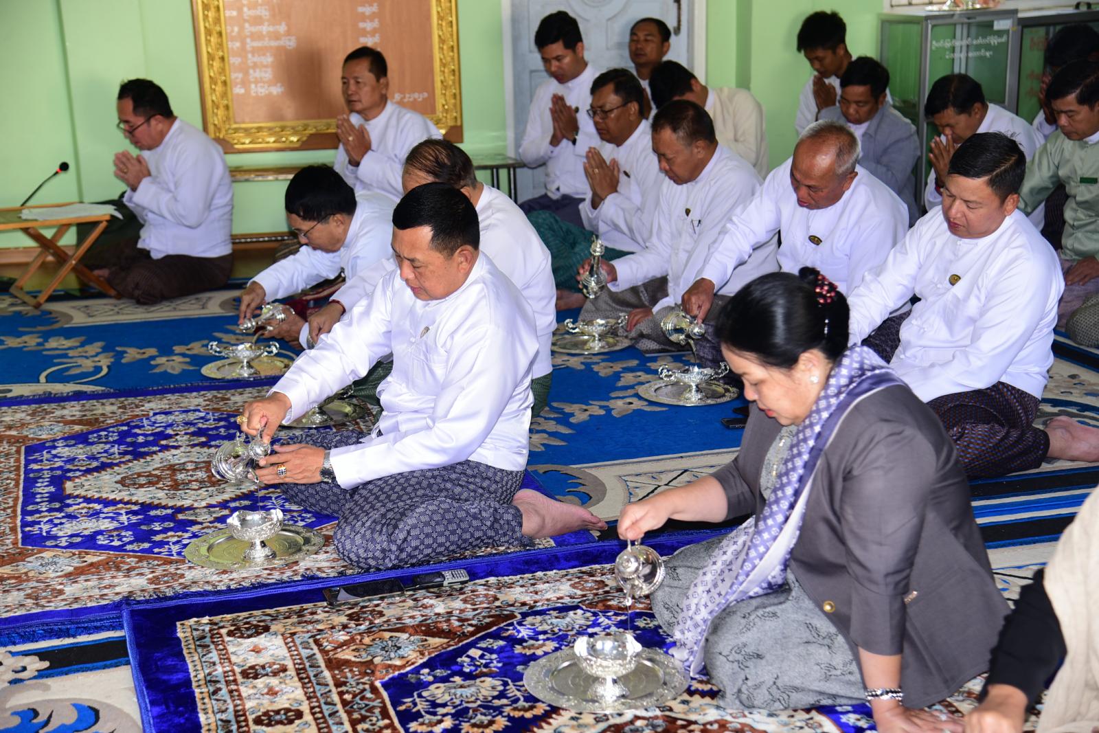 ရှမ်းပြည်နယ်အစိုးရအဖွဲ့က ကြီးမှူးကျင်းပသော အသံမစဲမဟာပဋ္ဌာန်းရွတ်ဖတ