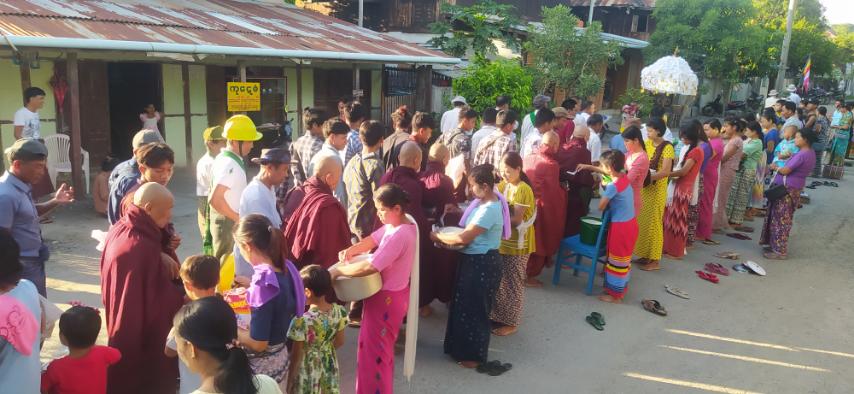 စေတုတ္တရာမြို့နယ် ၅၂ ကြိမ်မြောက် သံဃပဝါရဏာနှင့် ၃၃ ကြိမ်မြောက်သံဃဒါနဆွမ်းဆန်စိမ်းလောင်းလှူပွဲက