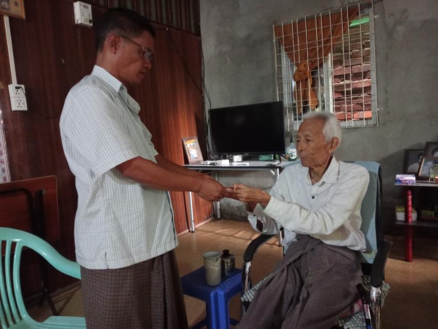ဒဂုံမြို့သစ် မြောက်ပိုင်း မြို့နယ်၌ အသက် ၈၅ နှစ် အထက်ဘိုးဘွားများ၏ လူမ
