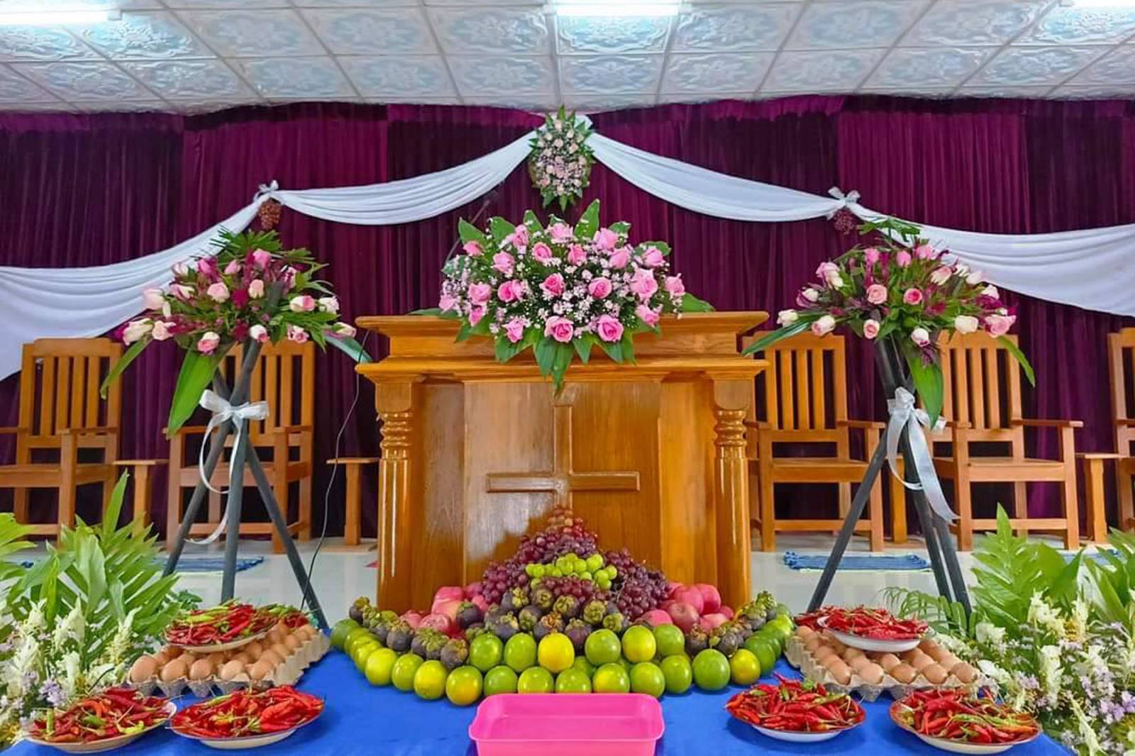 မိုင်းယုမြို့ နမ့်နော်ကျေးရွာ၌ ကောက်သစ်စားတော်ပွဲ ကျင်းပ Information And Public Relations