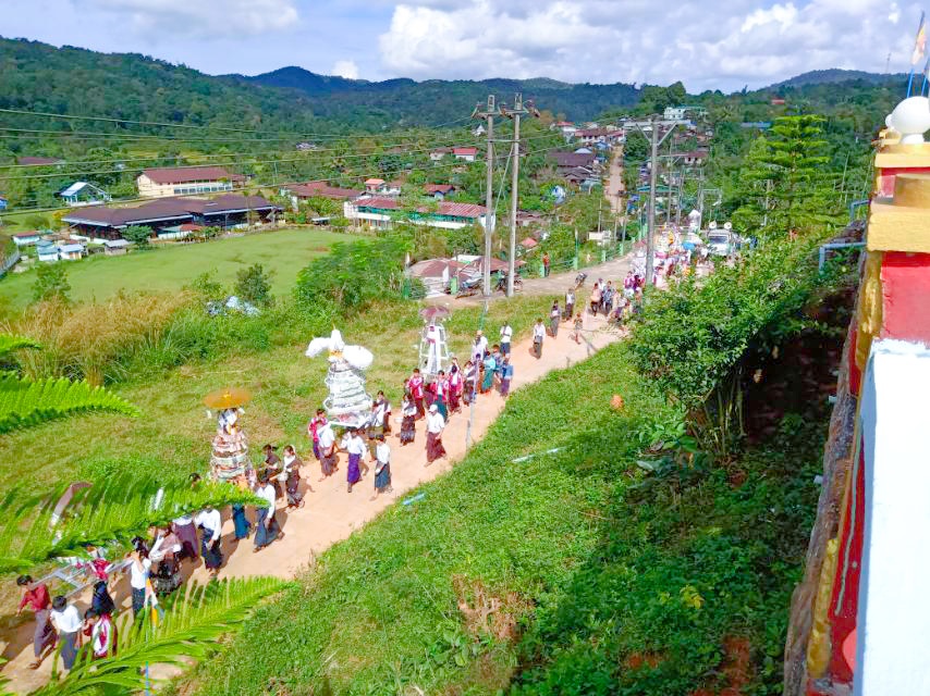 လိပ်သိုမြို့၌ အကြိမ် ၄၀ မြောက် စုပေါင်းမဟာဘုံကထိန်ပွဲတော် စည်ကားသိုက်မ