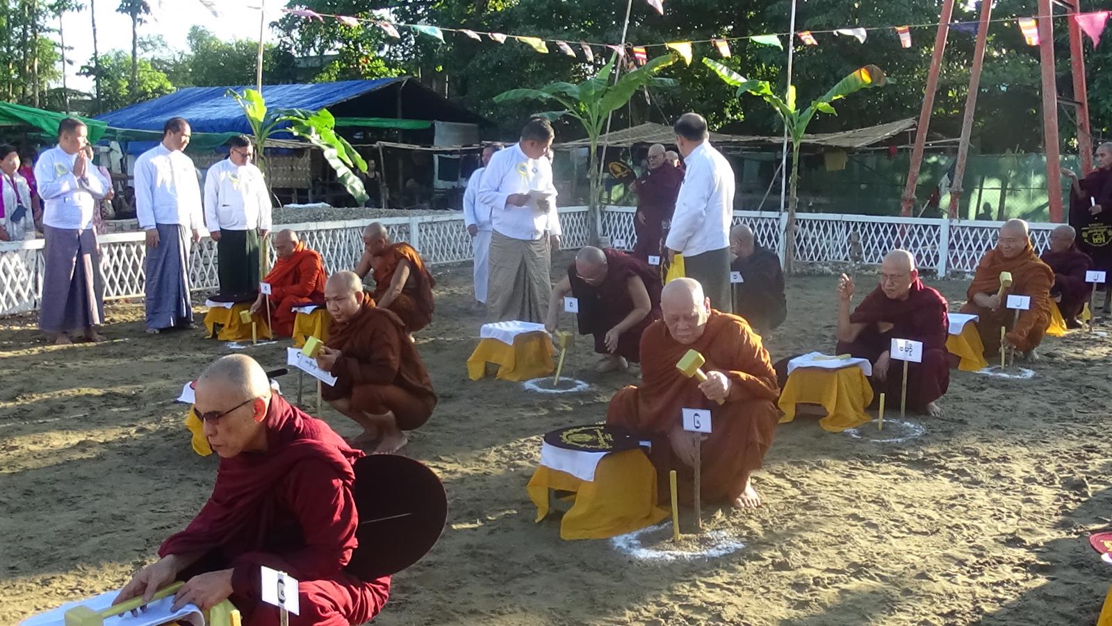 ဘိုက‌လေးမြို့နယ် တာဝတိံသာစေတီတော်သစ်ကြီး ပြန်လည်တည်ထားရန်အတွက် ပန္ဒက်တော်တင်မဟာ မင်္ဂလာအခမ