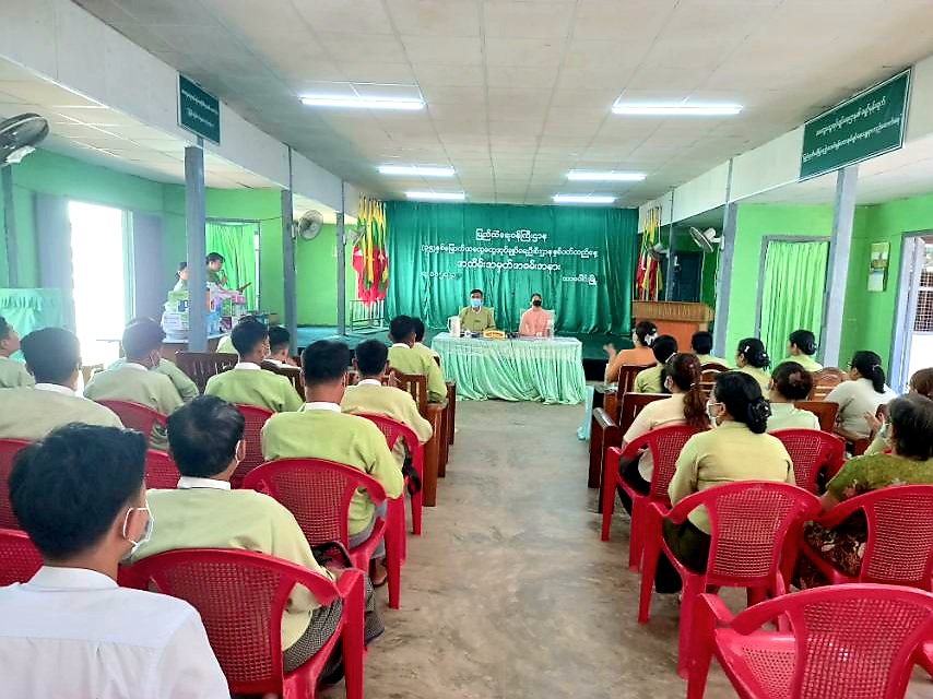 ၃၅ နှစ်မြောက် အထွေထွေအုပ်ချုပ်ရေးဦးစီးဌာန နှစ်ပတ်လည်နေ့ အခမ်းအနား သာပေါင်းမြို့နယ်တွင် ကျင်းပပ