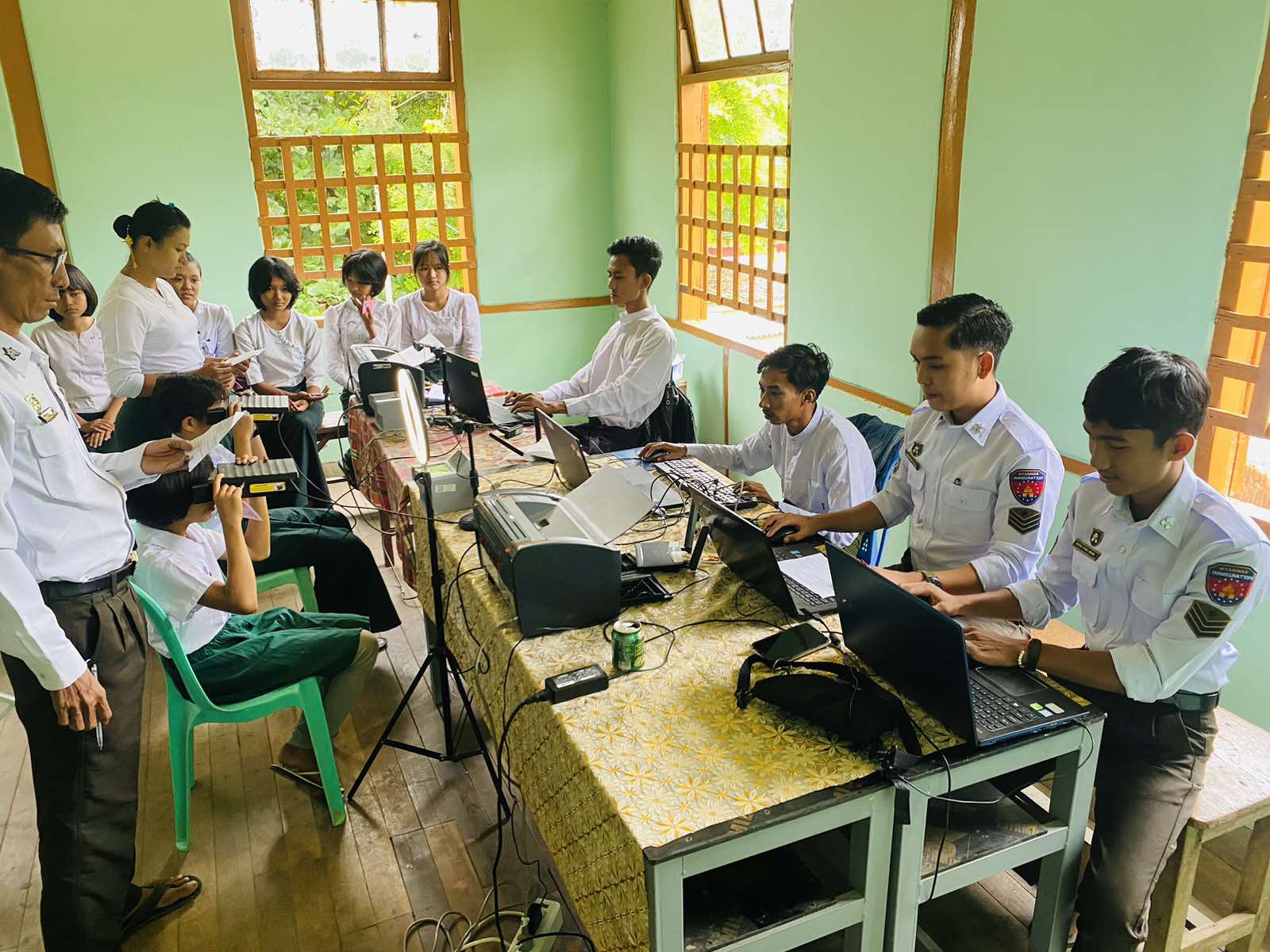 မြစ်သားမြို့နယ်၊ မြို့မ အခြေခံပညာအထက်တန်းကျောင်း၌ Biometric အချက်အလက