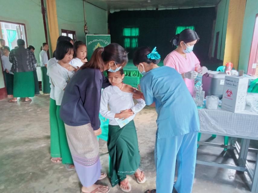 ပင်လုံမြို့၊ အ ထ က ၃ ကျောင်း၌ Hpv သားအိမ်ခေါင်းကင်ဆာ ကာကွယ်ဆေးထိုးန