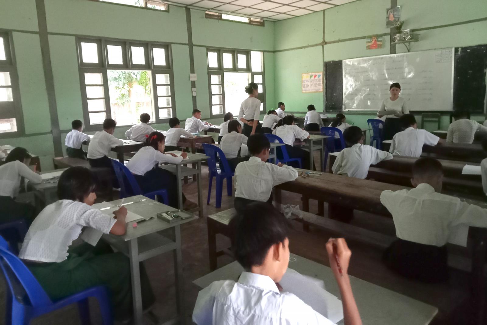 ချောင်းဆုံမြို့နယ်တွင် ၂၀၂၃ ၂၀၂၄ ပညာသင်နှစ် အခြေခံပညာ မူလတန်း ၊ အလယ်တန်းအဆင့် အင်္ဂလိပ်စာ ၊ သင