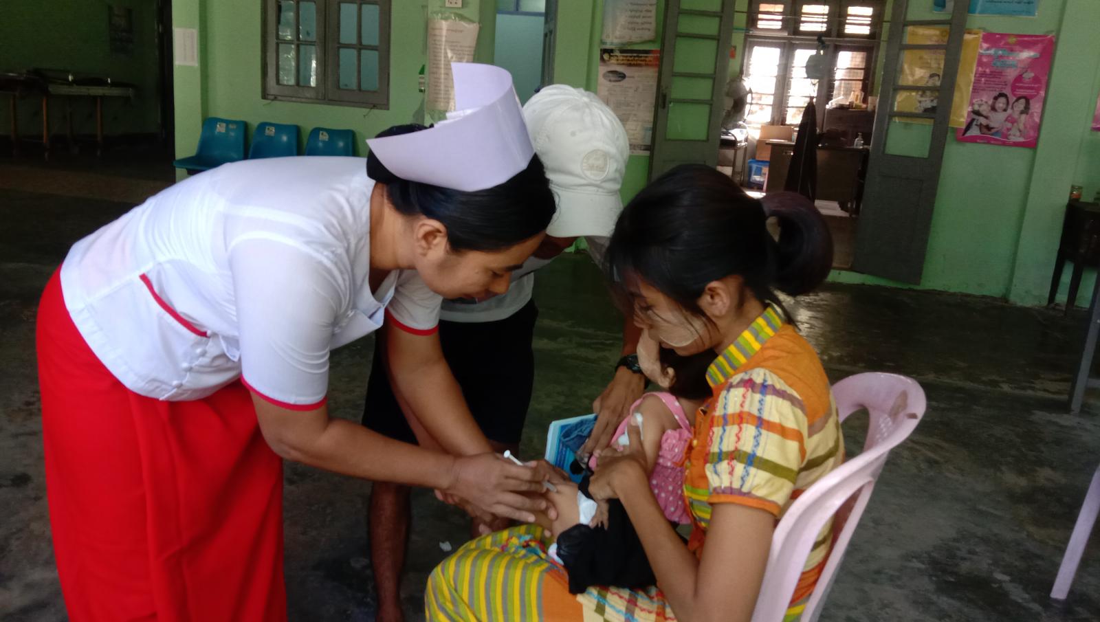 ဒေးဒရဲမြို့၌ မွေးကင်းစမှ အသက် ၁ နှစ်ခွဲအောက် ကလေးများနှင့် ကိုယ်ဝန