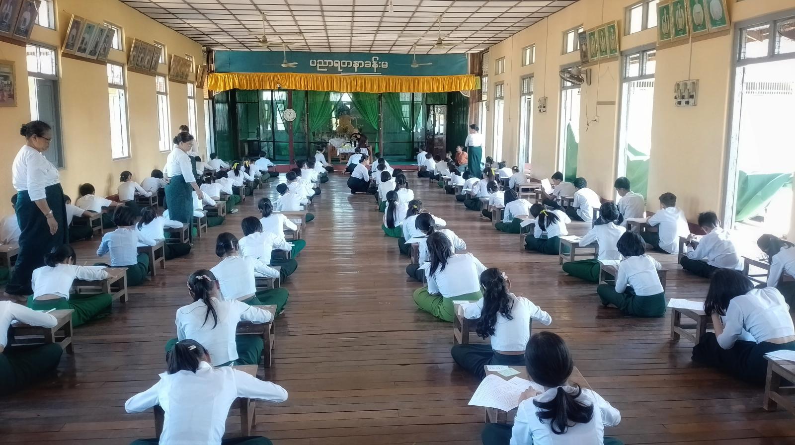 ၇၄ ကြိမ်မြောက် ၃၈ ဖြာ မင်္ဂလာတရားတော်နှင့် ဗုဒ္ဓဝင်စာမေးပွဲကျင်းပ
