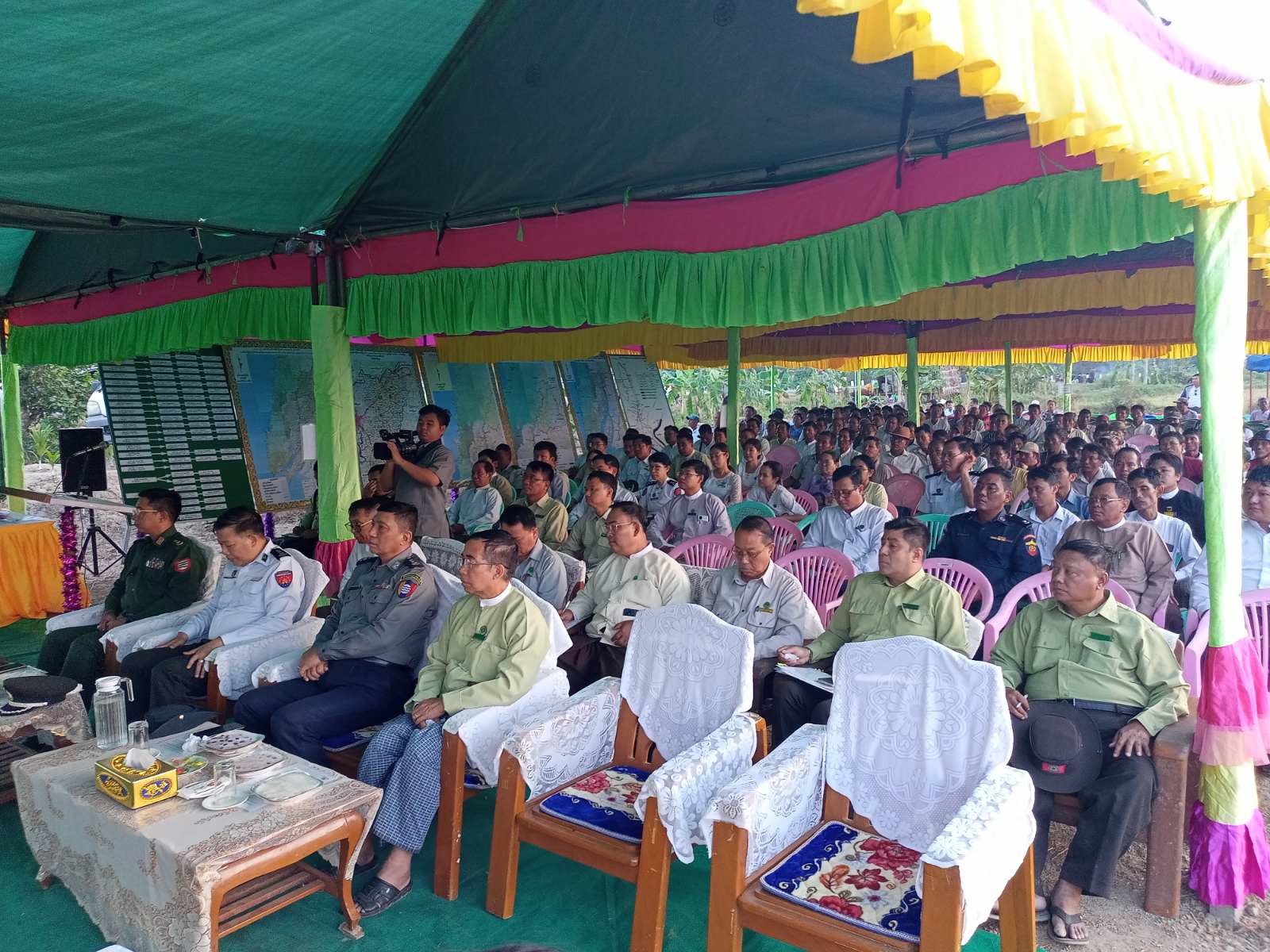 ဧရာဝတီတိုင်းဒေသကြီးဝန်ကြီးချုပ် ကန်ကြီးထောင့်မြို့နယ်တွင် ပြုလုပ