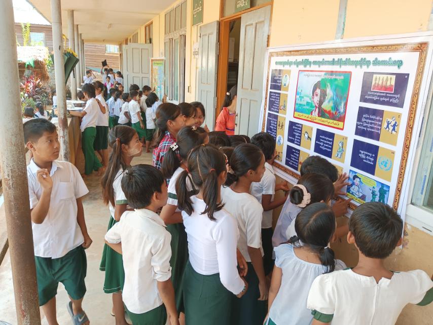 ကျိုက်ထိုမြို့နယ်တွင် ၇၆ နှစ်မြောက် လွတ်လပ်ရေးနေ့အကြို အသိပညာပေးဟောပ