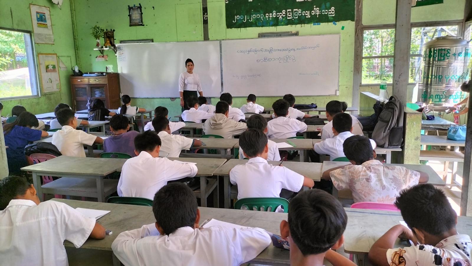 ဒေါပုံမြိူ့နယ်အတွင်းရှိ အခြေခံပညာကျောင်း ၁၇ ကျောင်းတွင် ၁၀၃ နှစ်မ