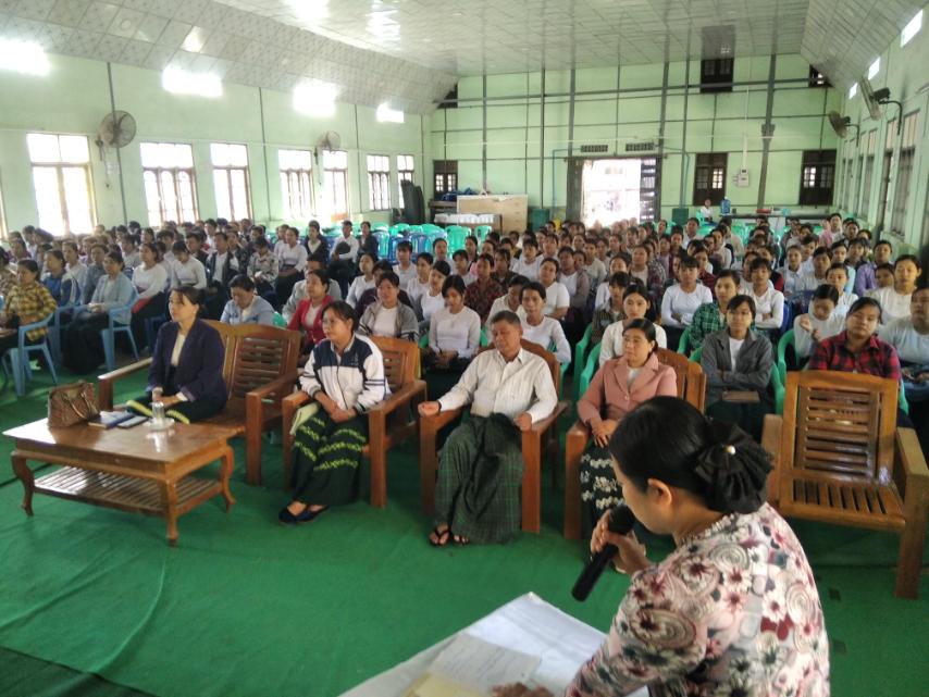 အိမ်မဲမြို့နယ် အ ထ က ၂ ကျောင်းတွင် အခြေခံပညာမူလတန်းဆင့် Grade 5 သင