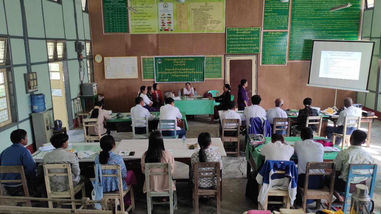 မြစ်သားမြို့နယ်၊ စိုက်ပျိုးရေးဦးစီးဌာန မြို့နယ်ဦးစီးမှူးရုံးတွင် သီးန