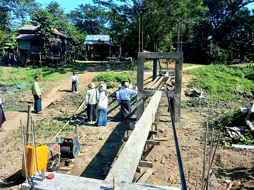 ဧရာဝတီတိုင်းဒေသကြီးအစိုးရအဖွဲ့၏ ဒေသဖွံ့ဖြိုးရေးရန်ပုံငွေဖြင့် သာပေါင်းမ