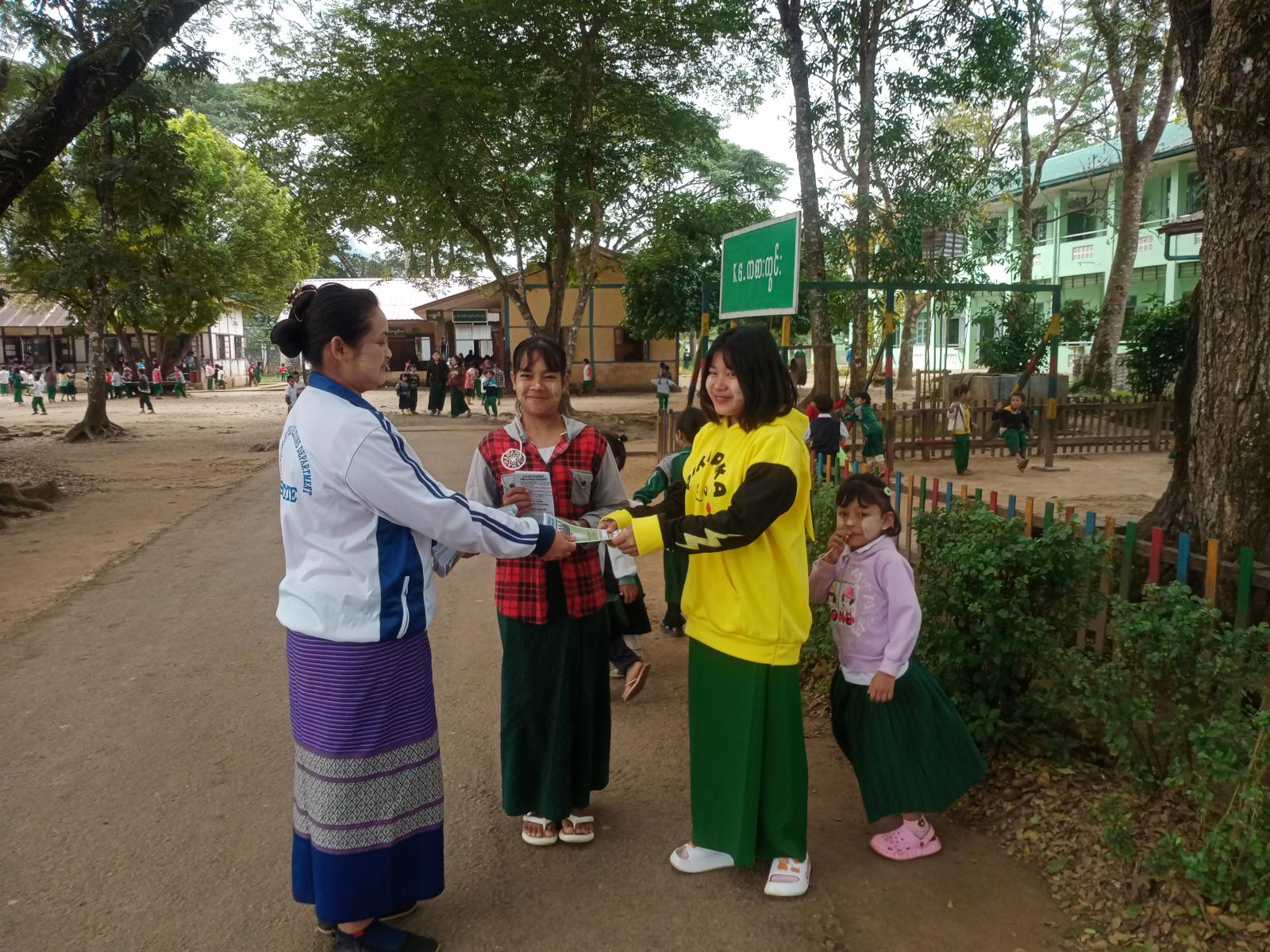 မိုင်းနောင် အခြေခံပညာအထက်တန်းကျောင်းတွင် ၁၀၃ နှစ်မြောက် အမျိုးသားအောင