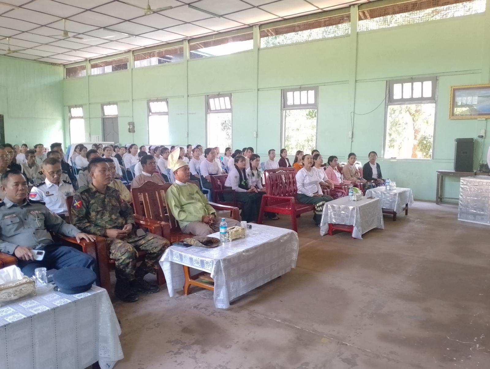 ကျိုက်မရောမြို့နယ်၌ ၁၀၃ နှစ်မြောက်အမျိုး သားအောင်ပွဲနေ့အခမ်းအနား ကျင
