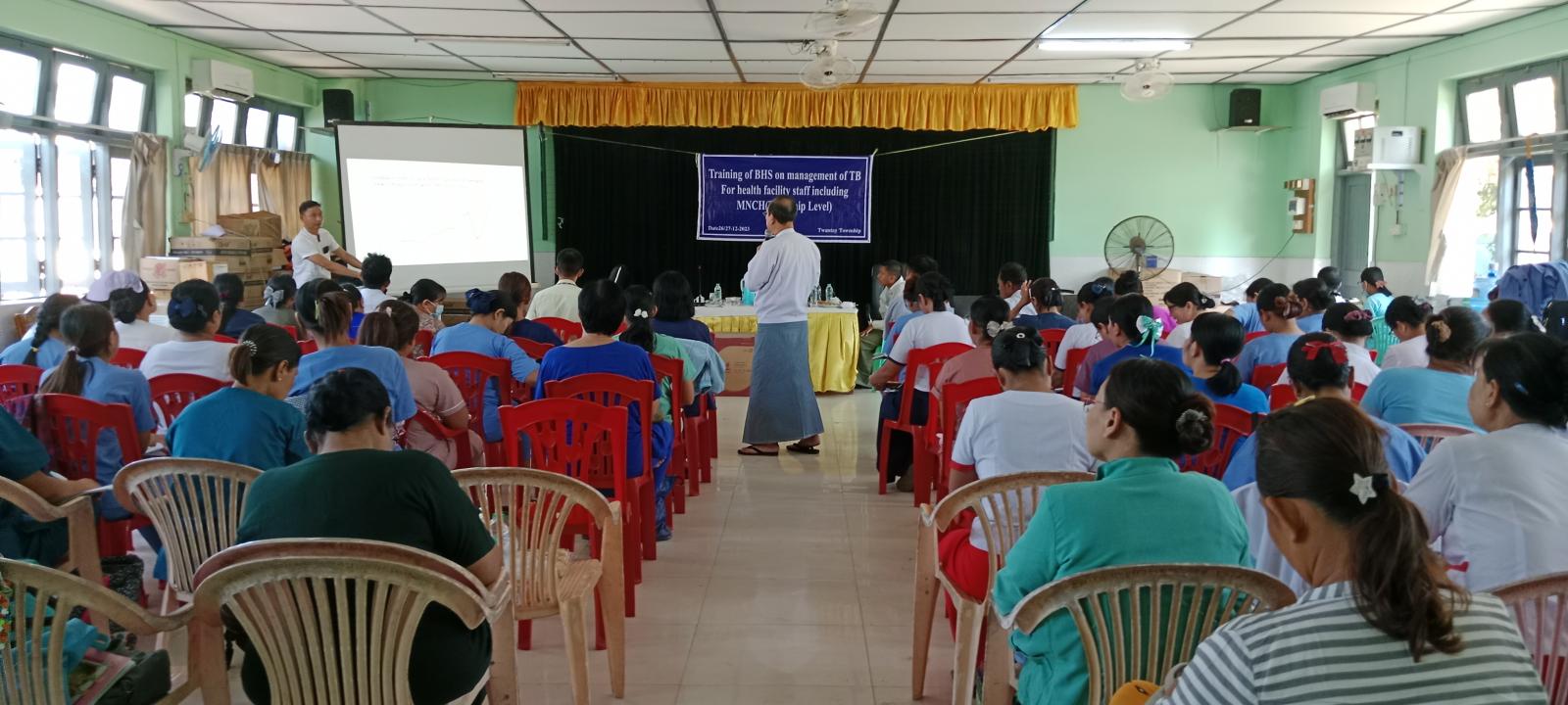 Mnch မြို့နယ်အဆင့် အပါအဝင် ကျန်းမာရေးအထောက်အကူပြုဝန်ထမ်းများအတွက