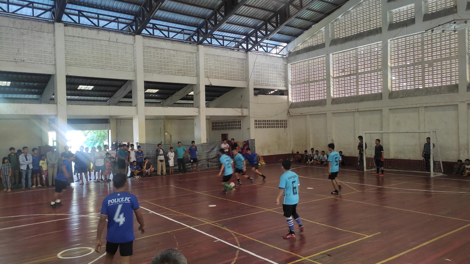 ကော့သောင်းမြို့တွင် ၇၆ နှစ်မြောက် လွတ်လပ်ရေးနေ့အထိမ်းအမှတ် ဌာနပေါင်းစုံ ဖူဆယ်ဘောလုံးပြိုင်ပွဲ