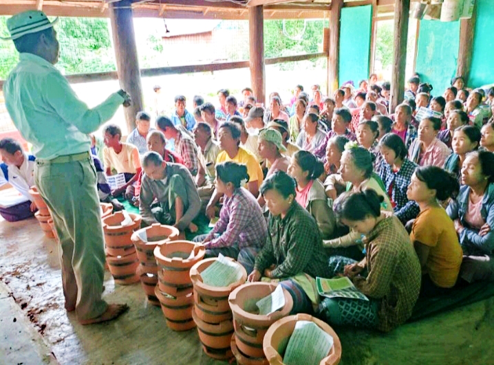 စလင်းမြို့နယ်တွင် ထင်းအစား အခြားလောင်စာသုံးစွဲရေး အသိပညာပေး ဟောပြောပွဲန