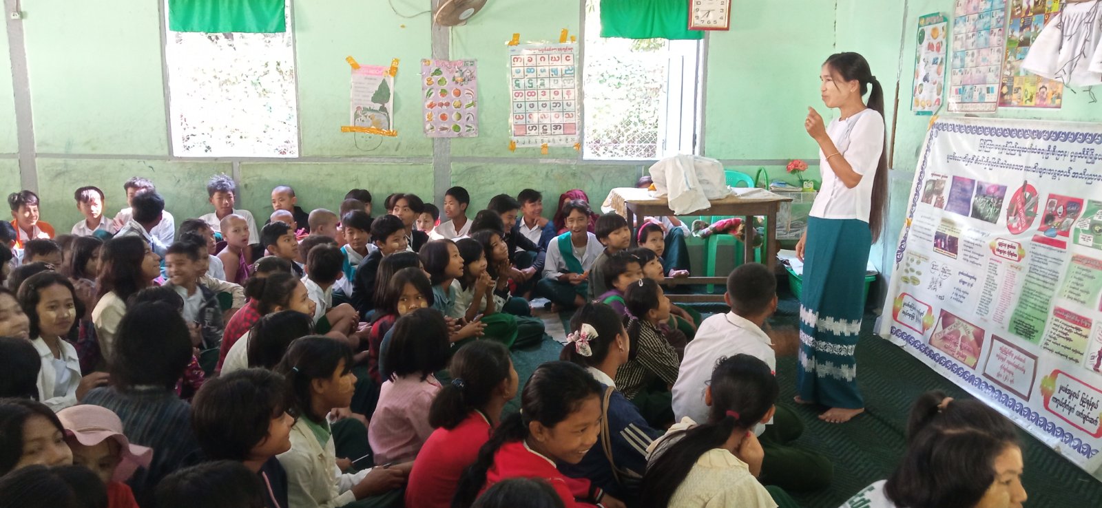 ပုဗ္ဗသီရိမြို့နယ် မြို့မကျည်တောင်ကန် အခြေခံပညာအလယ်တန်းကျောင်းတွင် ၇၆ န