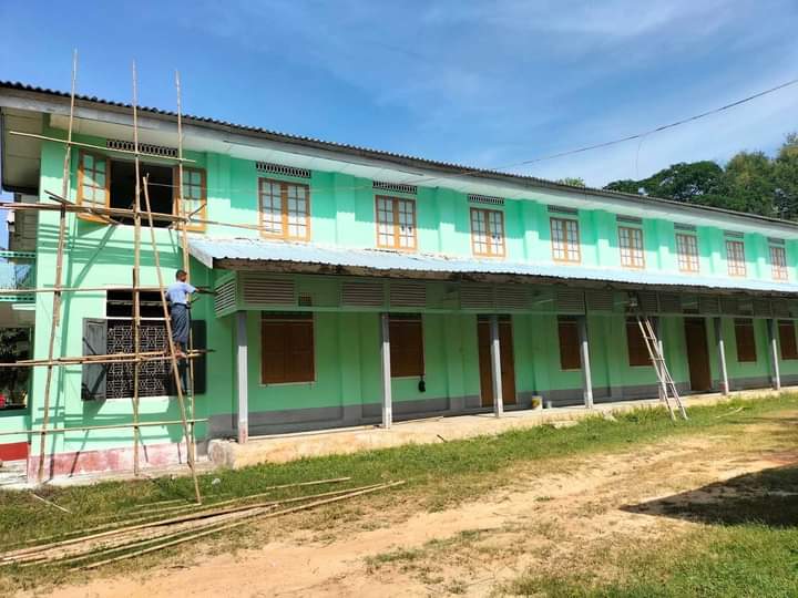 နတ်မောက်မြို့နယ် ပြည်သူ့ခန်းမနှင့် ဝန်းကျင်သာယာလှပရေး ဆောင်ရွက