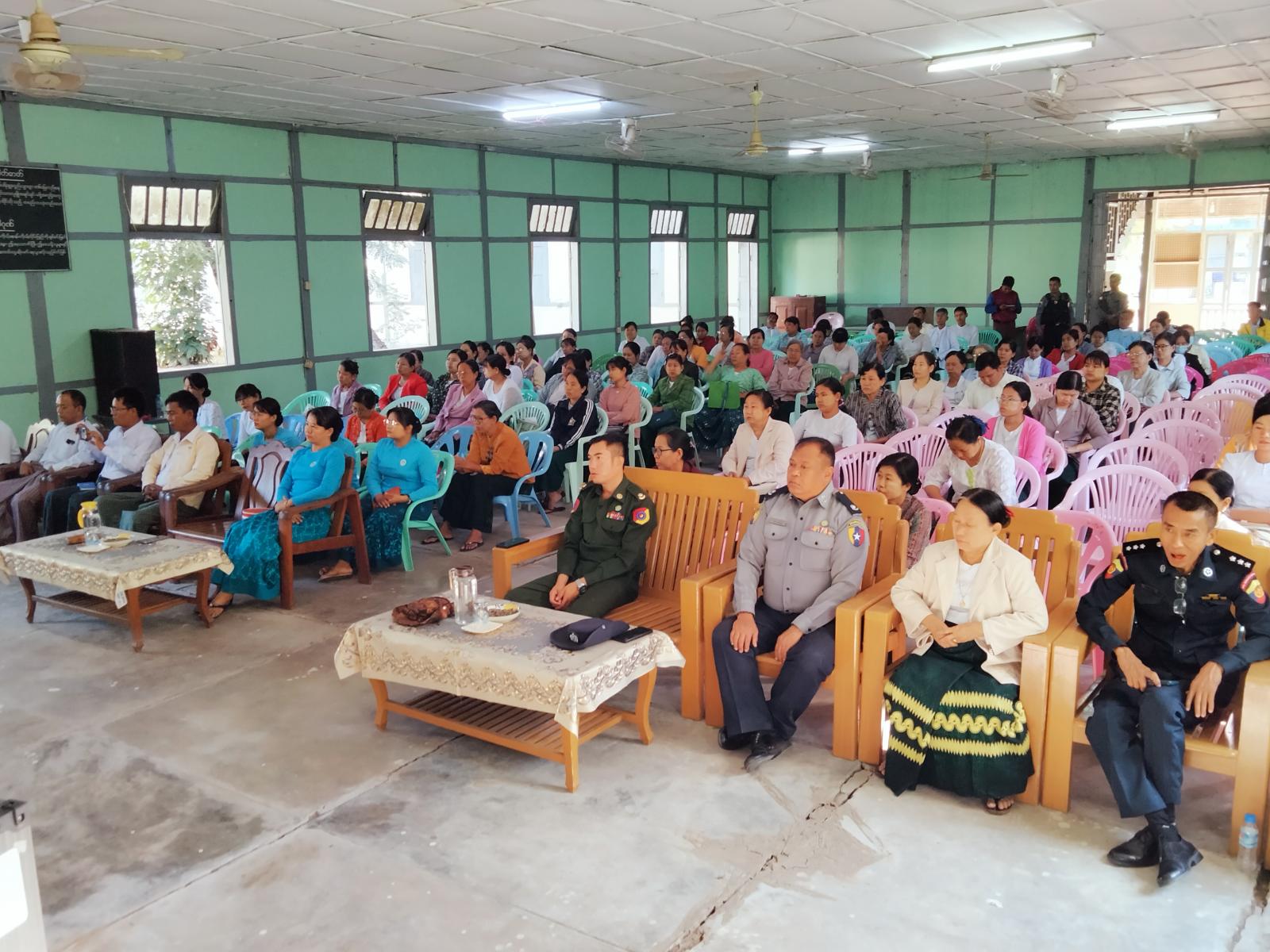 နတ်မောက်မြို့၌ ၂၀၂၃ခုနှစ် ၁၀၃ နှစ်မြောက် အမျိုးသားအောင်ပွဲနေ့ သဝဏ်လ