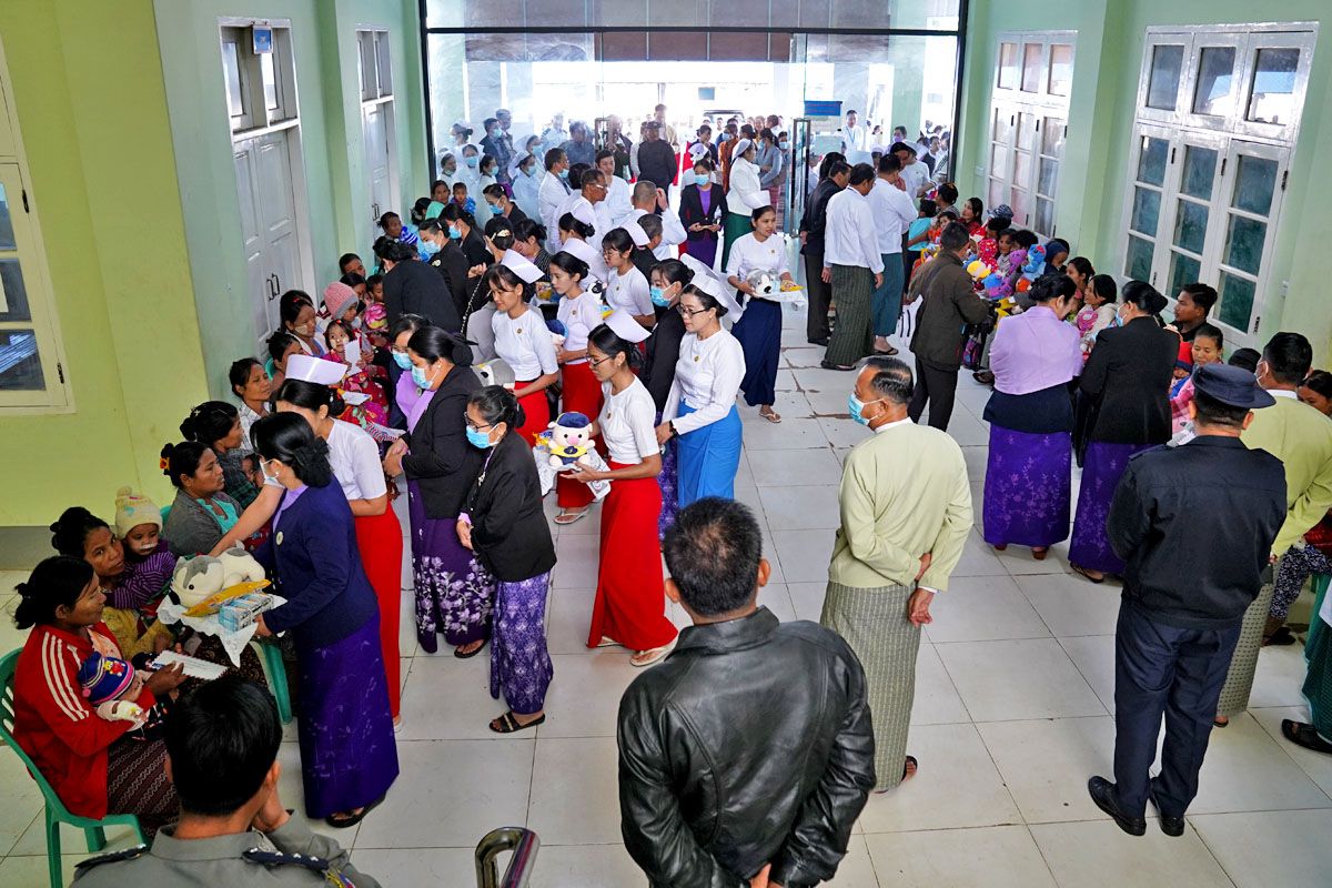 တနင်္သာရီတိုင်းဒေသကြီးဝန်ကြီးချုပ် ဦးမြတ်ကို မြိတ်မြို့တွင် ကျင်းပသည့