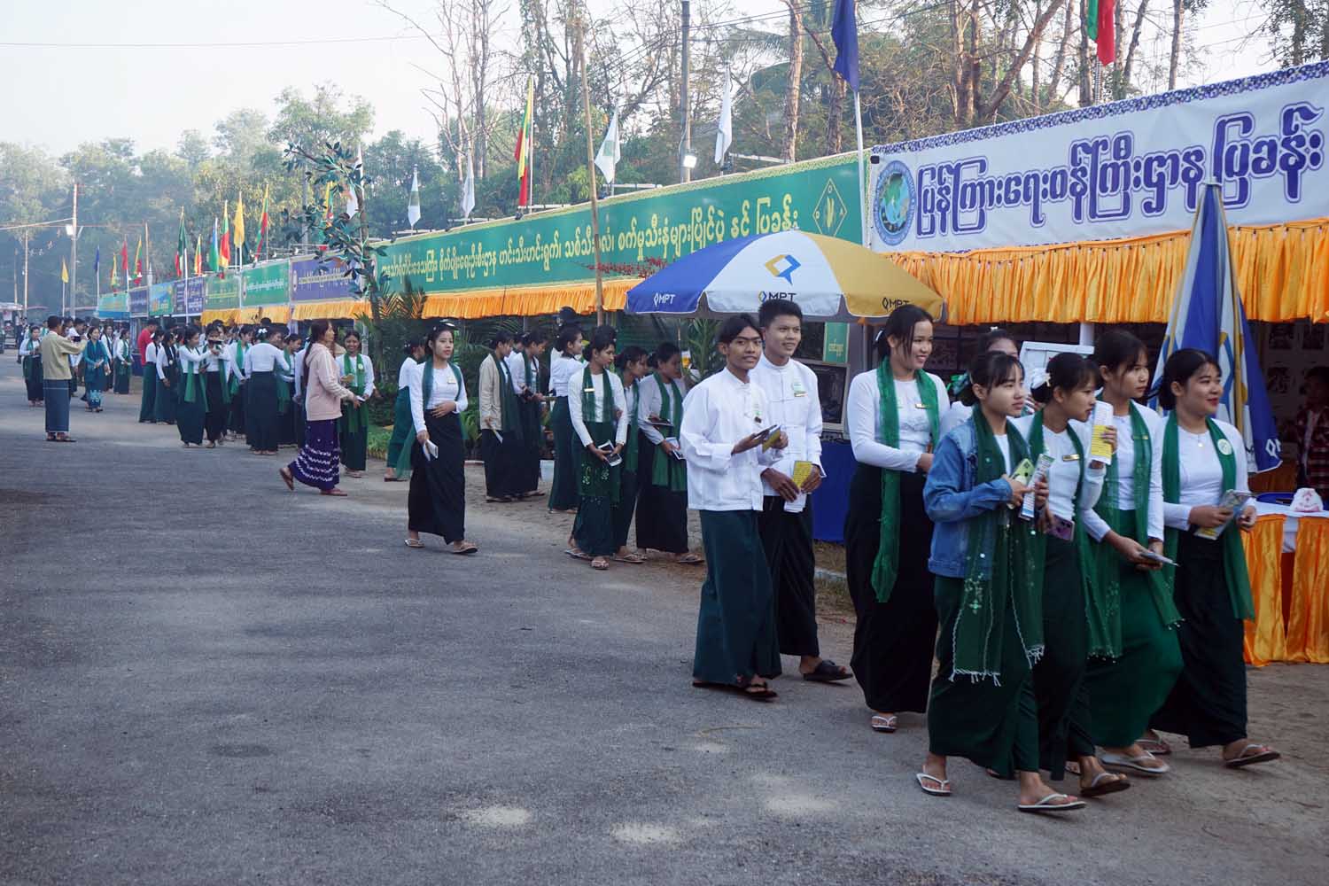 ၇၆ နှစ်မြောက် လွတ်လပ်ရေးနေ့အထိမ်းအမှတ်ပြခန်းများတွင် လာရောက်ကြည့်ရ