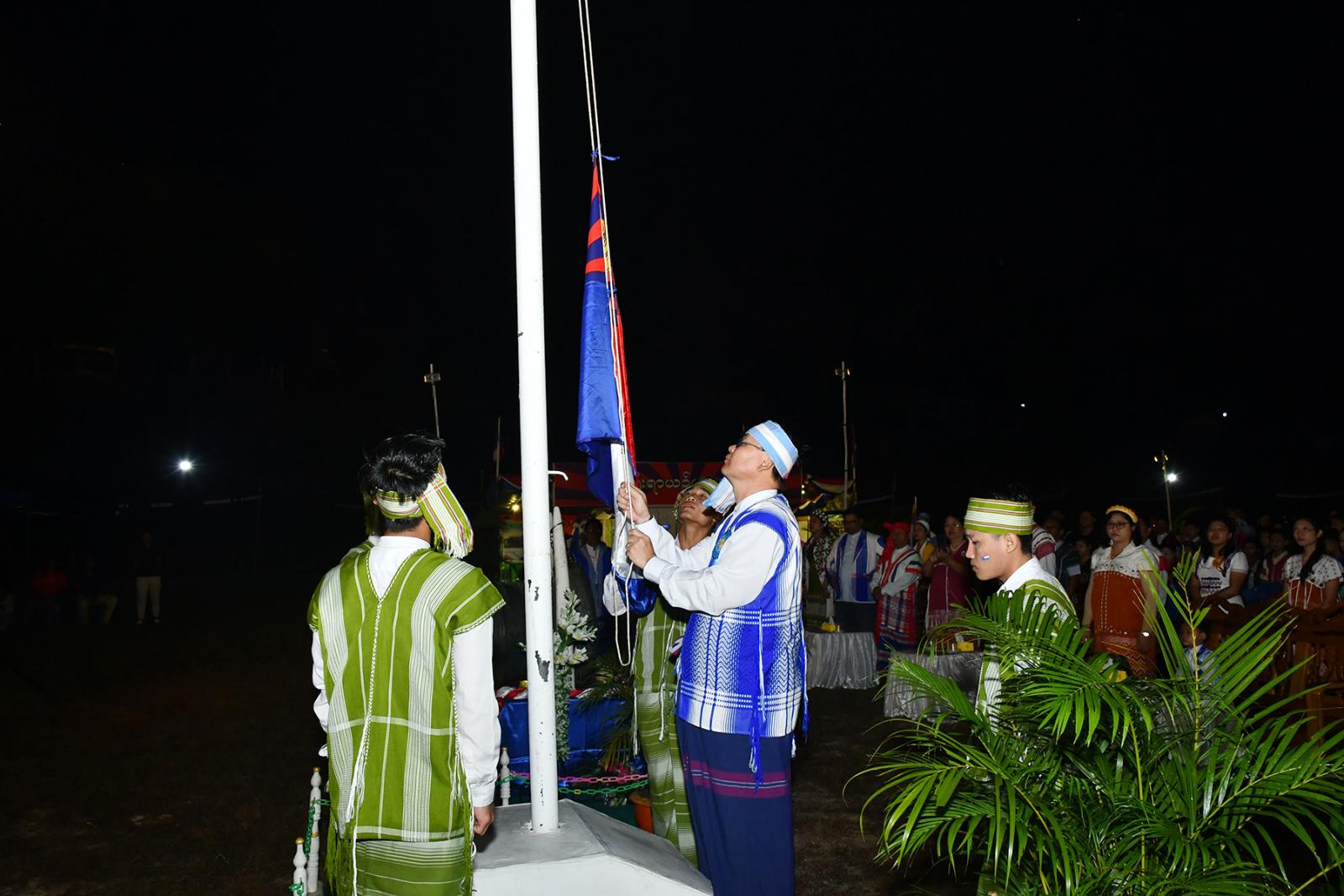 မြိတ်မြို့တွင် ကရင်နှစ်သစ်ကူးနေ့ ကရင်အမျိုးသားအလံ‌တော်လွှင့်တင် အလေးပ