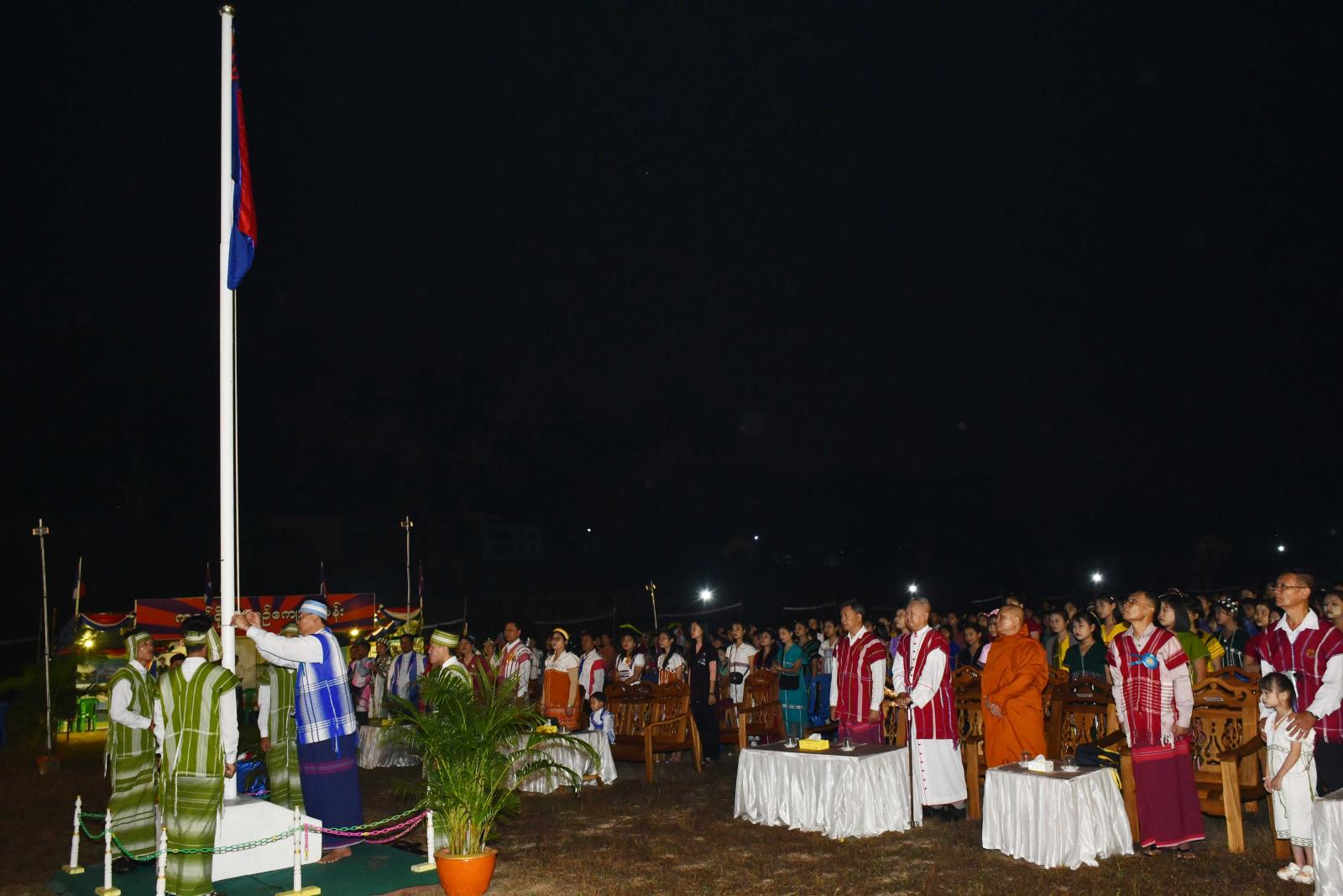 မြိတ်မြို့တွင် ကရင်နှစ်သစ်ကူးနေ့ ကရင်အမျိုးသားအလံ‌တော်လွှင့်တင် အလေးပ
