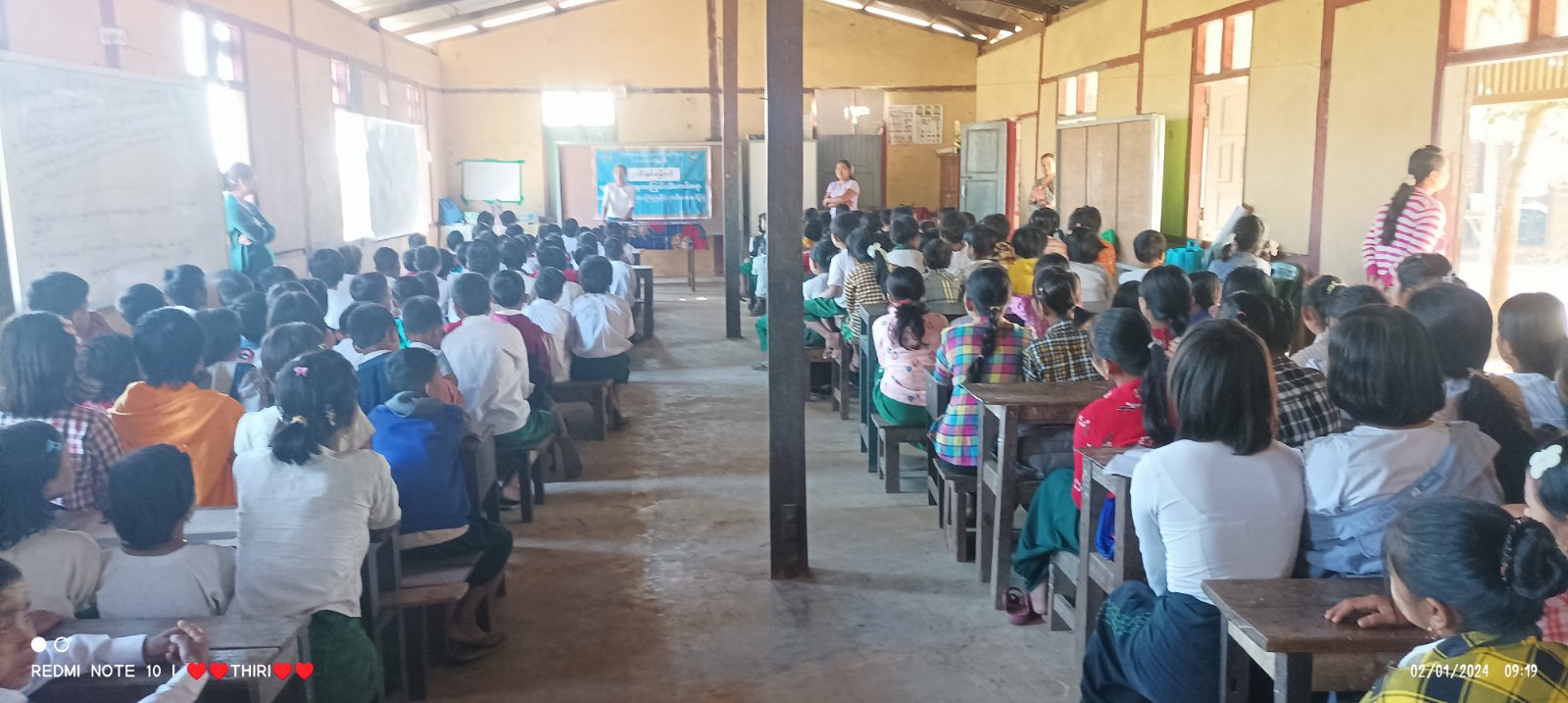 ကျောက်တံခါးမြို့နယ်တွင် ၇၆ နှစ်မြောက် လွတ်လပ်ရေးနေ့အကြို အသိပညာပေးဟောပ