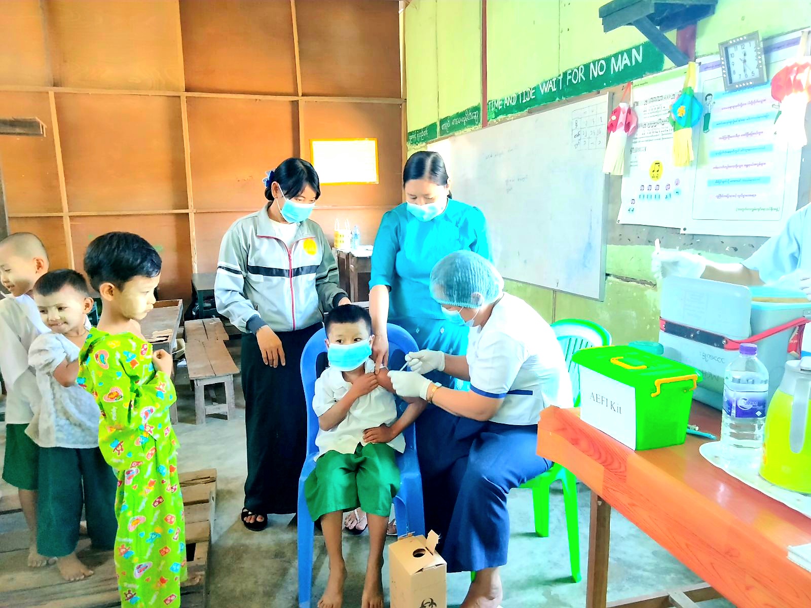 သာပေါင်းမြို့နယ်အတွင်းရှိ အခြေခံပညာကျောင်းများတွင် ကျောင်းအခြေပြု